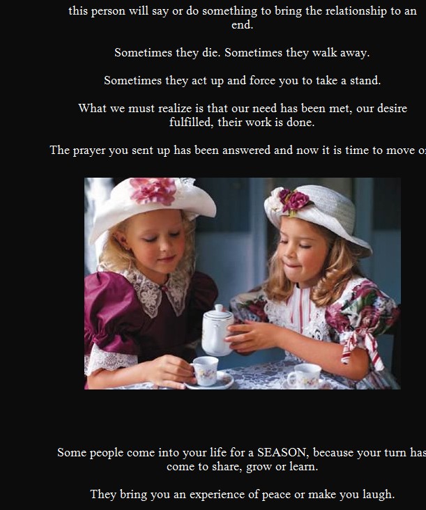 Reason, season and lifetime – friendships explained.. – A Learning a Day