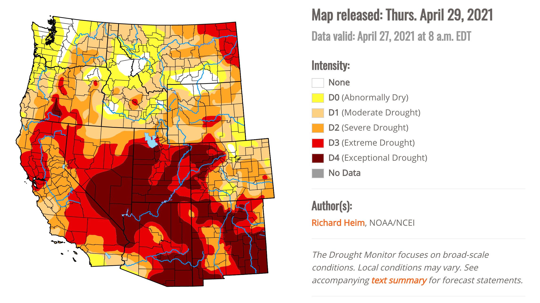 Drought intensity – A Learning a Day